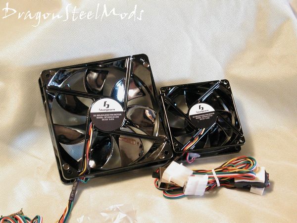 Bluegears b-flexi 80/b-flexi 120 case fans | DragonSteelMods