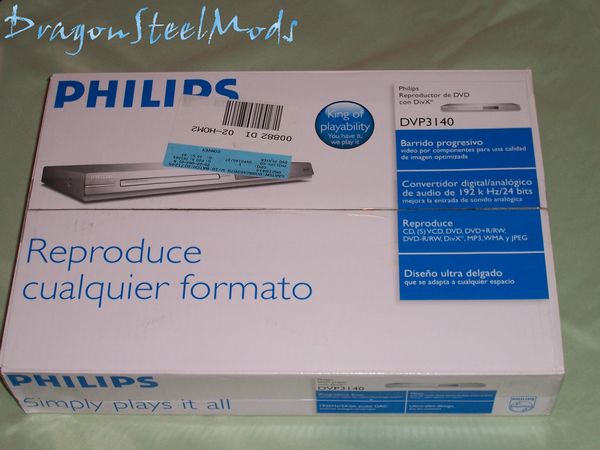 Philips DVP3140/37 DVD Player with DivX Playback | DragonSteelMods