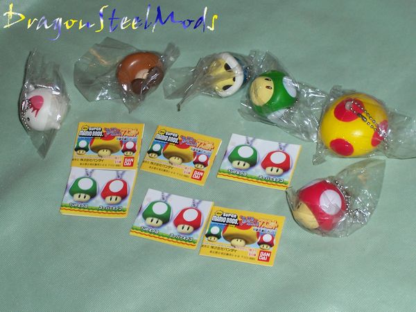 Squishy Super Mario Keychains from GizGeek | DragonSteelMods