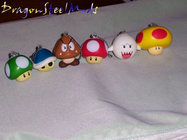 Squishy Super Mario Keychains from GizGeek | DragonSteelMods