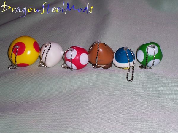 Squishy Super Mario Keychains from GizGeek | DragonSteelMods