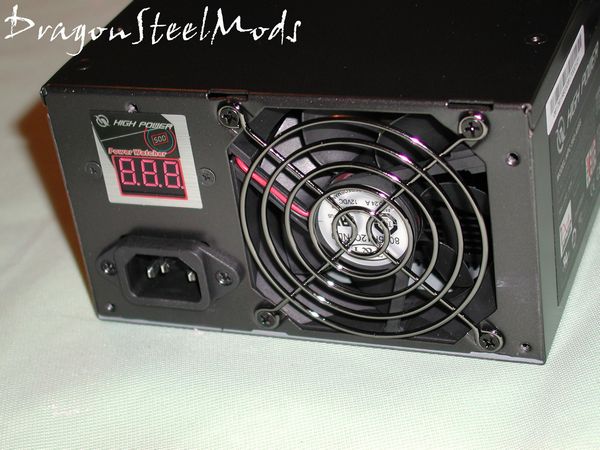 High Power 560watt PSU with LED Power Meter | DragonSteelMods
