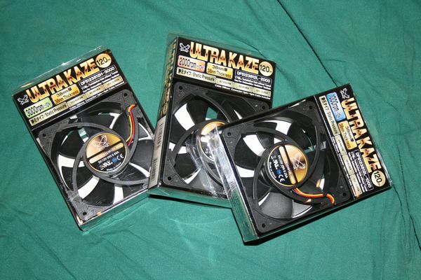 Scythe Ultrakaze 120mm Fans | DragonSteelMods