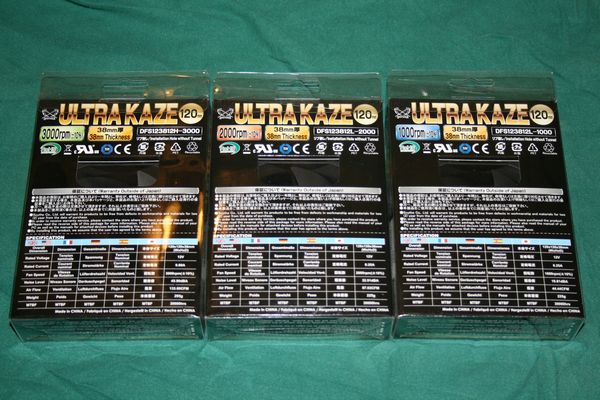 Scythe Ultrakaze 120mm Fans | DragonSteelMods