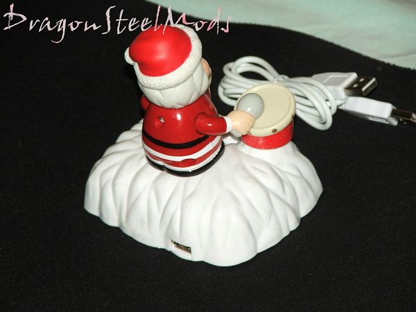 Review: USB Christmas Drumming Santa Claus from USBFever | DragonSteelMods