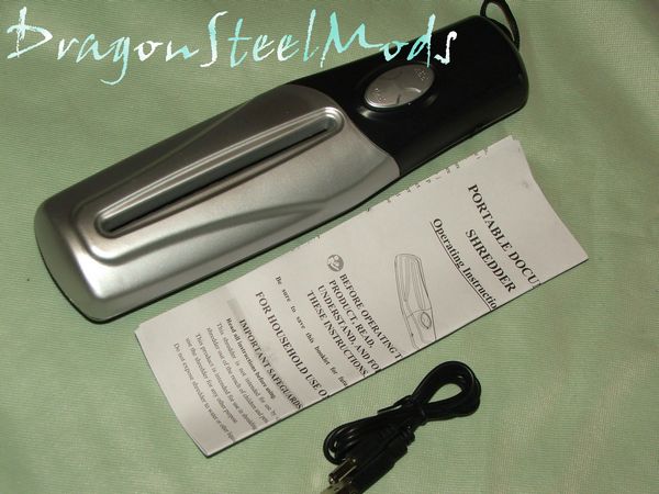 Review: USB Portable Paper Shredder from USBGeek | DragonSteelMods