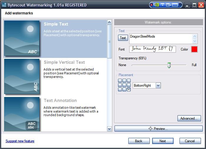 Bytescout Watermarking Software Review | DragonSteelMods