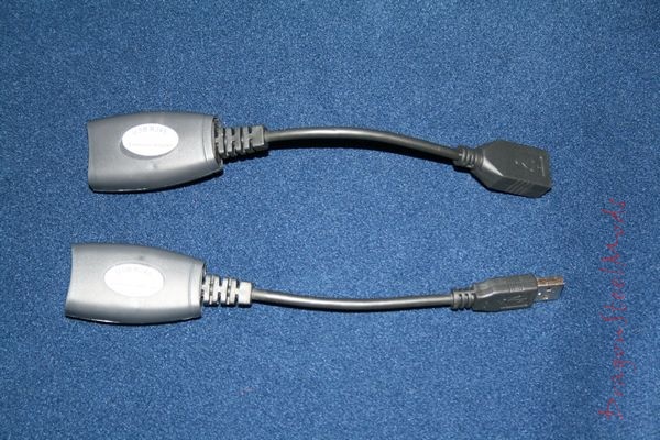 USB 2.0 Extension Cable to Cat5e or Cat6 Extender Adapter | DragonSteelMods