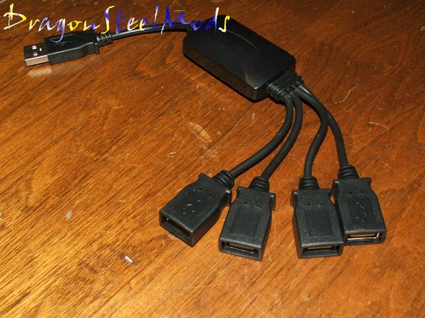 USB Octopus 2.0 Cable 4-Port Hub Reviewed | DragonSteelMods