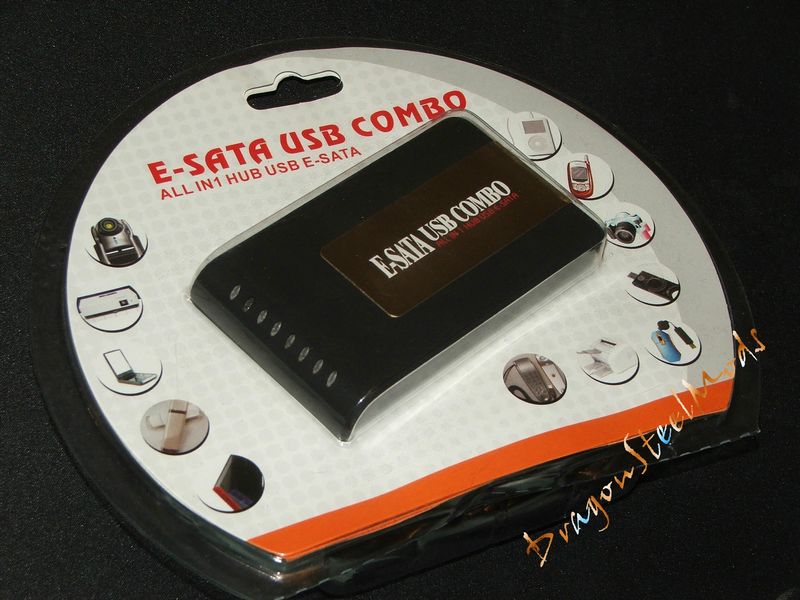 3-in-1 E-SATA, SATA and USB 5-port Hub Combo Review | DragonSteelMods