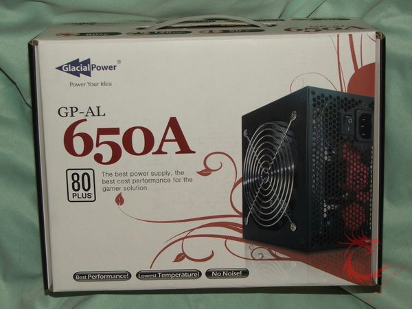 GlacialPower GP-AL650A 650Watt Power Supply | DragonSteelMods