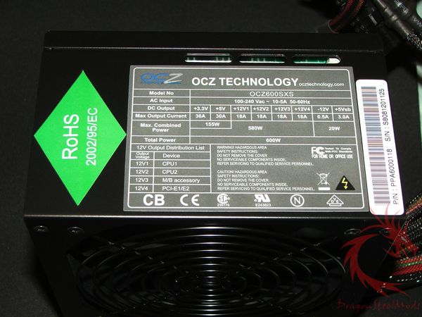 OCZ OCZ600SXS 600W StealthXStream Power Supply Review | DragonSteelMods