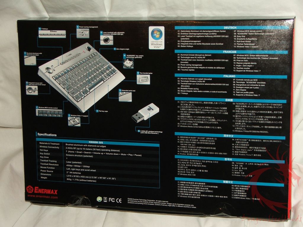 Enermax AURORA Micro Wireless Keyboard Reviewed | DragonSteelMods