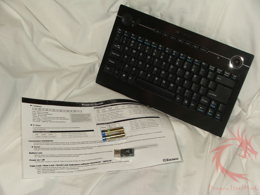 Enermax AURORA Micro Wireless Keyboard Reviewed | DragonSteelMods