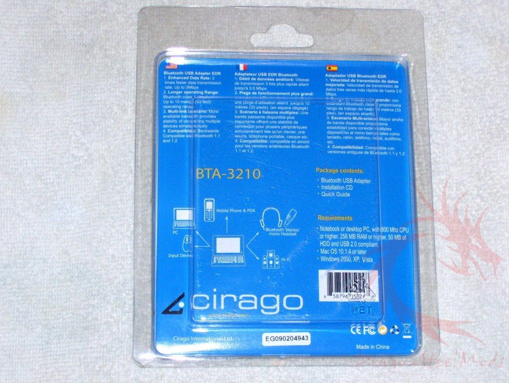 Cirago BTA3210 USB Bluetooth Adapter Review | DragonSteelMods