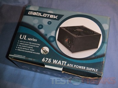 Diablotek UL Series PSUL675 675 Watt ATX Power Supply Review ...